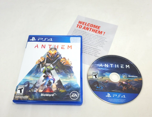 Anthem PS4 (Sony PlayStation 4, 2014) Game Disc & Case TESTED ...