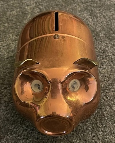 VINTAGE COPPERCRAFT GUILD COPPER PIGGY BANK PIG OINKER UNIQUE RARE!! | eBay