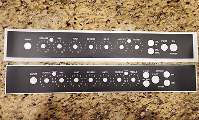 PEAVEY CLASSIC 30 VINYL FACEPLATE OVERLAY | eBay