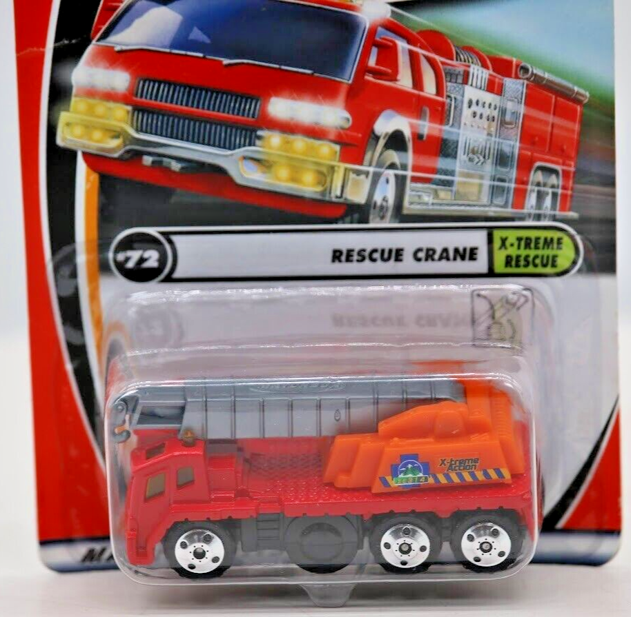 MATCHBOX #72 OF 75 RESCUE CRANE EXTREME RESCUE SERIES 2000 RELEASE 1:64 ...