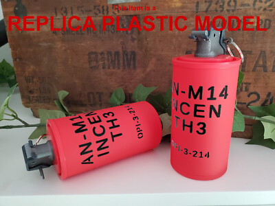 DUMMY AN-M14 TH3 INCEN Incendiary Grenade - Accurate Size Plastic ...