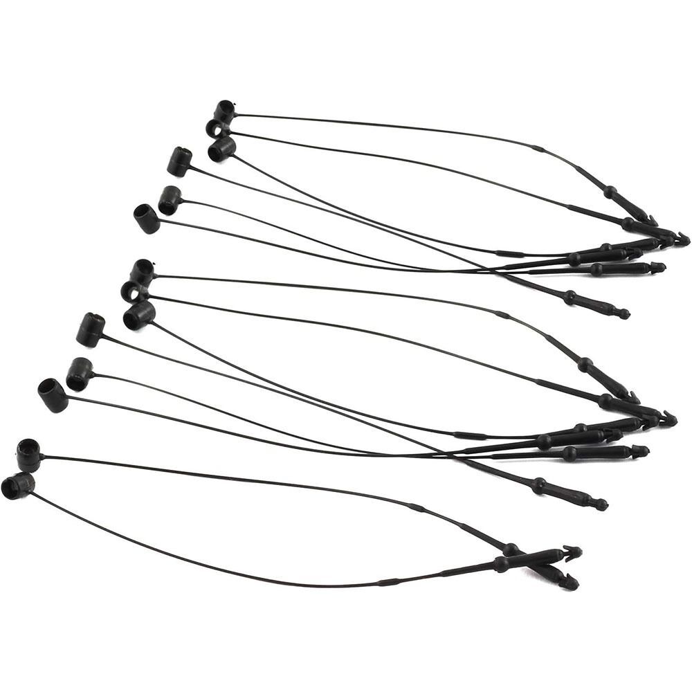 1000pcs Black Fastener Plastic Security Loop Retail Store Hand ...