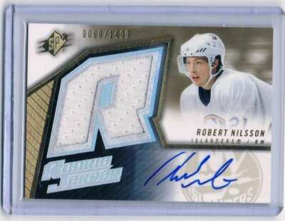 2005 Spx Rookie Jerseys #167 Robert Nillson NM/MT Rookie Card MEM Auto ...