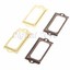 12pc Drawer Cabinet Frame Label Tag File Name Card Holder Accessories ...