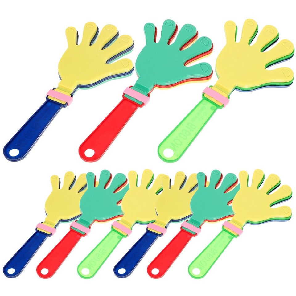 24 Pcs Hand Clappers Plastic Noise Maker Toys for Children Kids Party ...