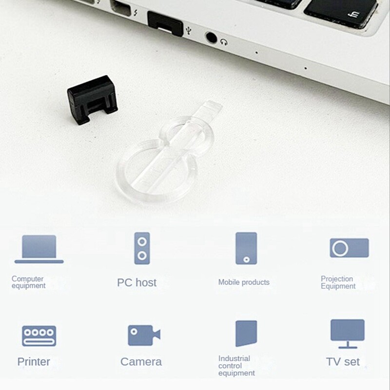 10Pcs USB Dust Plug Port Cover USB Security Lock Universal ...