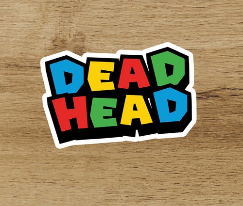 Grateful Dead Deadhead Mario Bros Premium Vinyl Sticker 3in Jerry ...