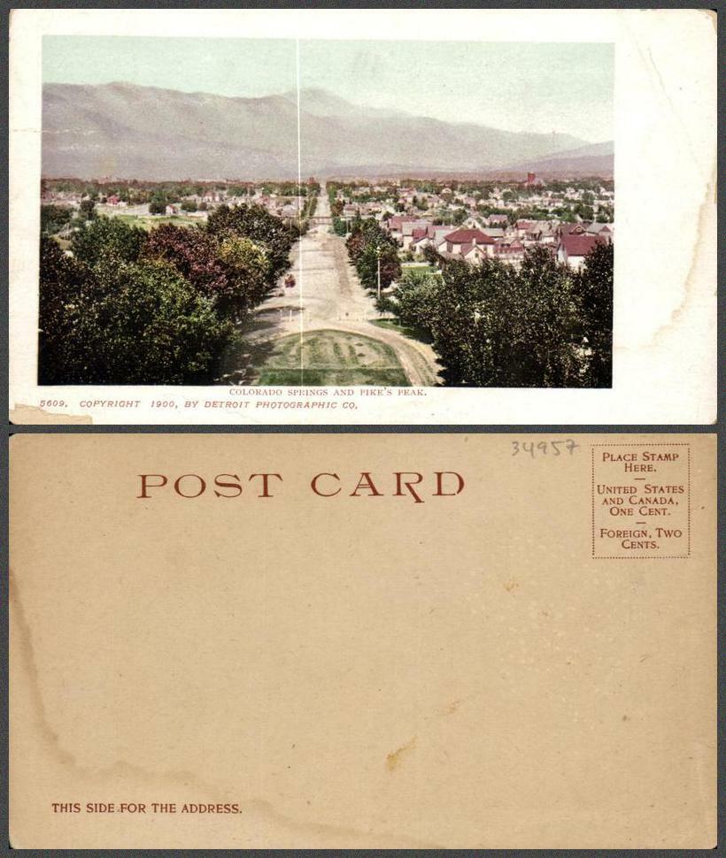 COLORADO Colorado Springs VINTAGE POSTCARD | eBay