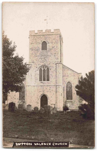 Sutton Valence Church Kent - Pre WWI Real Photo Postcard W10 | eBay UK