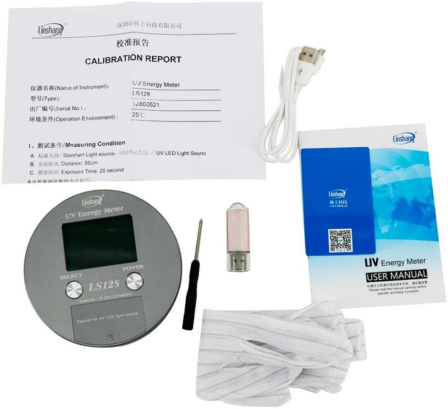 UV Energy Meter Radiometer UV Power Puck Integrator 340nm-420nm UV LED ...