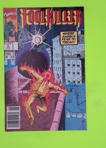 Foolkiller #6 Vol. 1 1991 Marvel Comics 1st App High Grade Comic Book ...