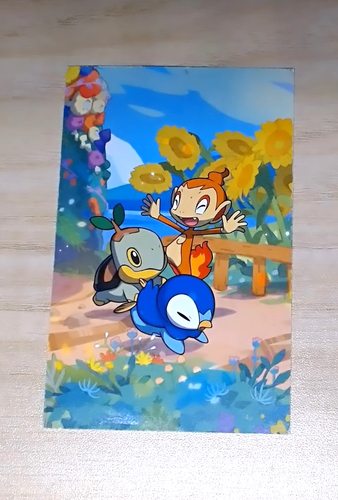 Pokémon 2021 Turtwig #387 Chimchar #390 Piplup #393 Art Card Cans | eBay