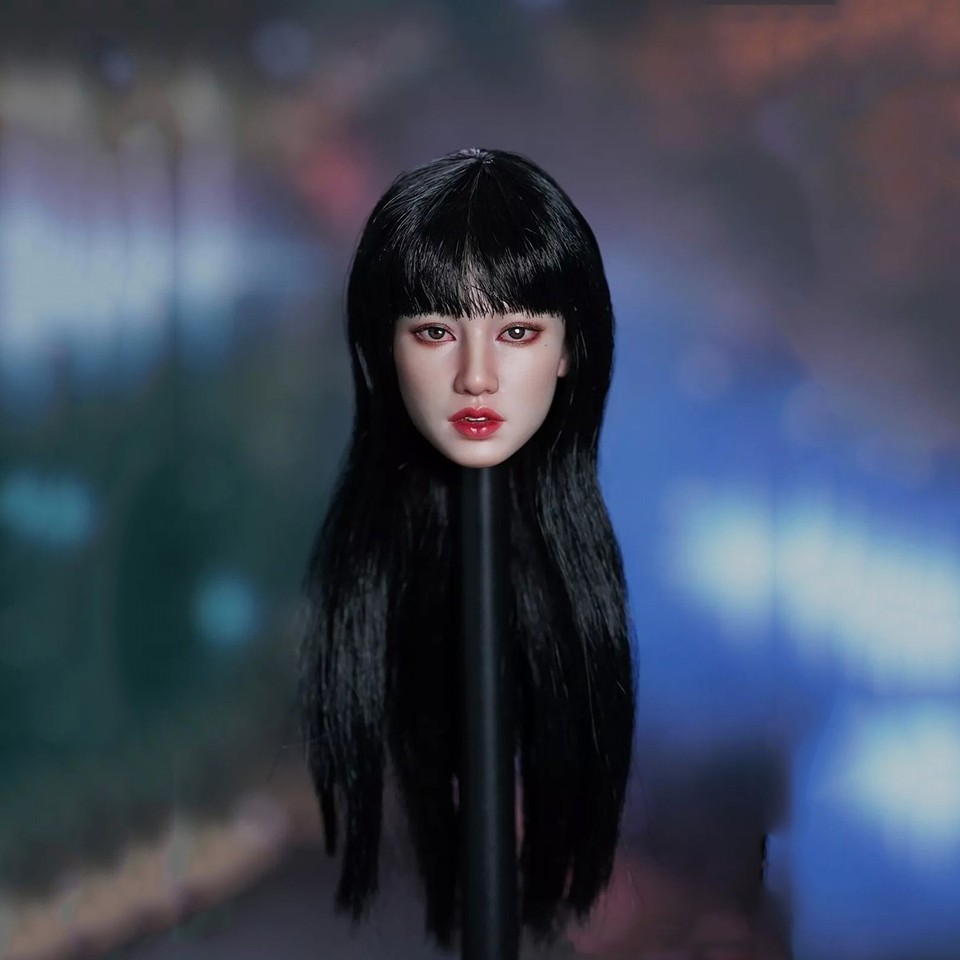 USA SUPER DUCK SDH041C 1/6 Asian Lisa Girl Head Sculpt For 12" Female ...