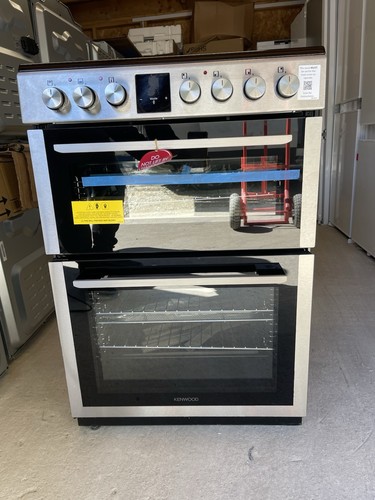 Kenwood Freestanding 60cm Ceramic Hobs Cooker Electric Double Oven ...