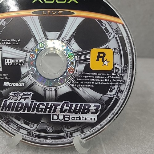 Midnight Club 3: DUB Edition Microsoft Xbox, 2005 Disc Only Tested | eBay