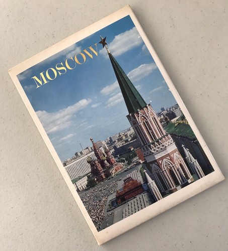 Vintage Moscow Mockba 16 Postcards Pack 1976 CCCP USSR Russia Red ...