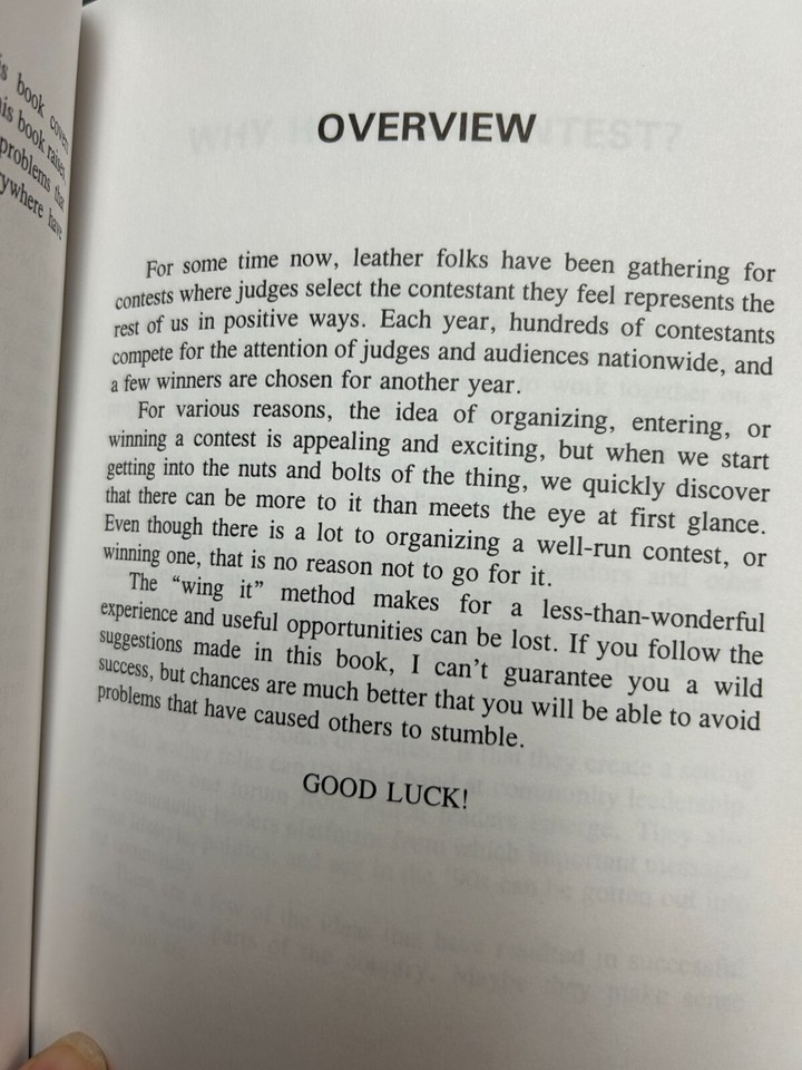 Colt Studios Year 2002 Leather CALENDAR & Leather Contest Guide Book ...