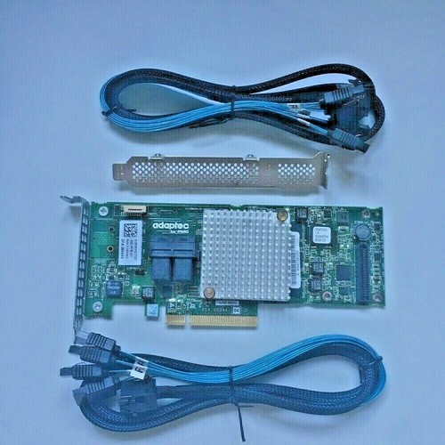 New ASR-8805 Adaptec 12 Gb RAID Controller Card 2277500-R + 2* 8643 ...