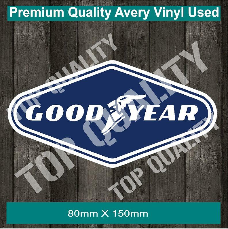 GOODYEAR GOOD YEAR DECAL STICKER VINTAGE MOTOR RACING EDM MOTORSPORT ...