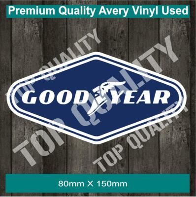 GOODYEAR GOOD YEAR DECAL STICKER VINTAGE MOTOR RACING EDM MOTORSPORT ...