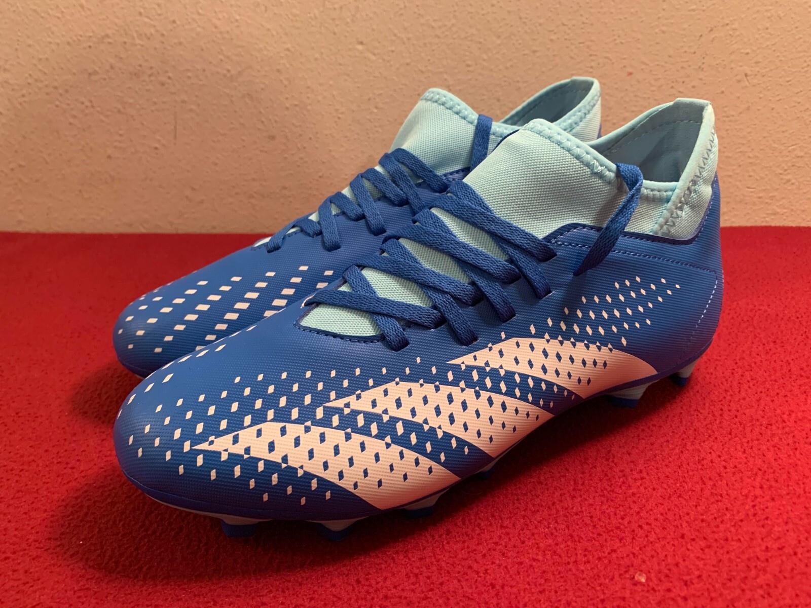 Adidas Mens Predator Accuracy .4 Blue Soccer Cleats Size 8 GZ0017 for ...