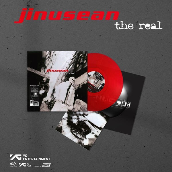 K-Pop JINUSEAN - THE REAL [180g Transparent Red LP] Vinyl (JINSEAN02LP ...