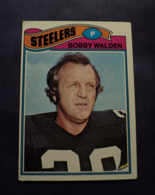 1977 Topps Bobby Walden Steelers #261 NFL Football VG AUCT#7852 | eBay