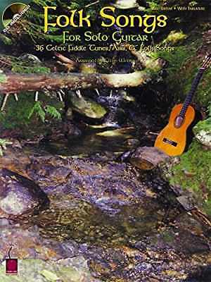 Folk Songs for Solo Guitar: 36 Celtic Fiddle Tunes, Airs & - Paperback ...