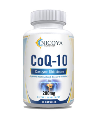 Coenzyme Q-10 200mg Antioxidant, Heart Health, Cell Regeneration ...