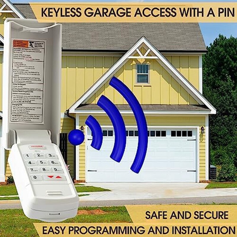 Garage Door Opener Keyless Keyboard Overhead Intelli Opener Entry ...