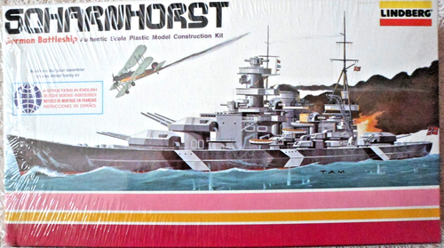 Scharnhorst German Battleship, Plastic Model Kit by Lindberg, New | eBay