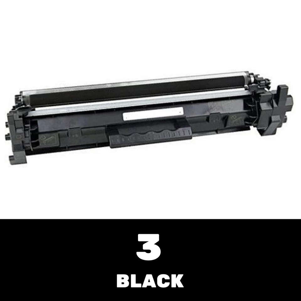 3x Comp HP 17A CF217A BLACK Toner LJ PRO M102A M102W M130A M130FN 1,600 ...