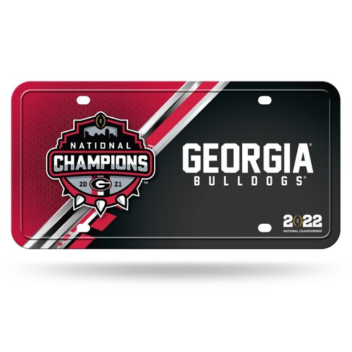 NCAA Georgia Bulldogs 2021-22 CFP National Champions Metal Auto Tag 12 x 6 611407381533| eBay