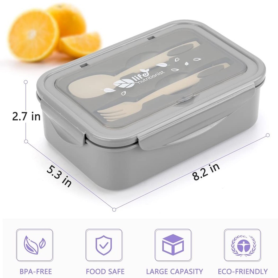 Bento Boxes for Adults - 1100 ML Bento Lunch Box Container For Kids ...