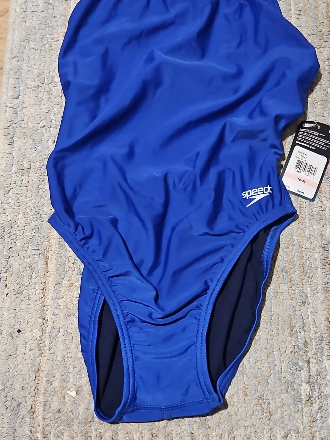 NWT $39 Ibiza Blue 10/36 Speedo Super Proback One Piece Pro LT Swimsuit ...