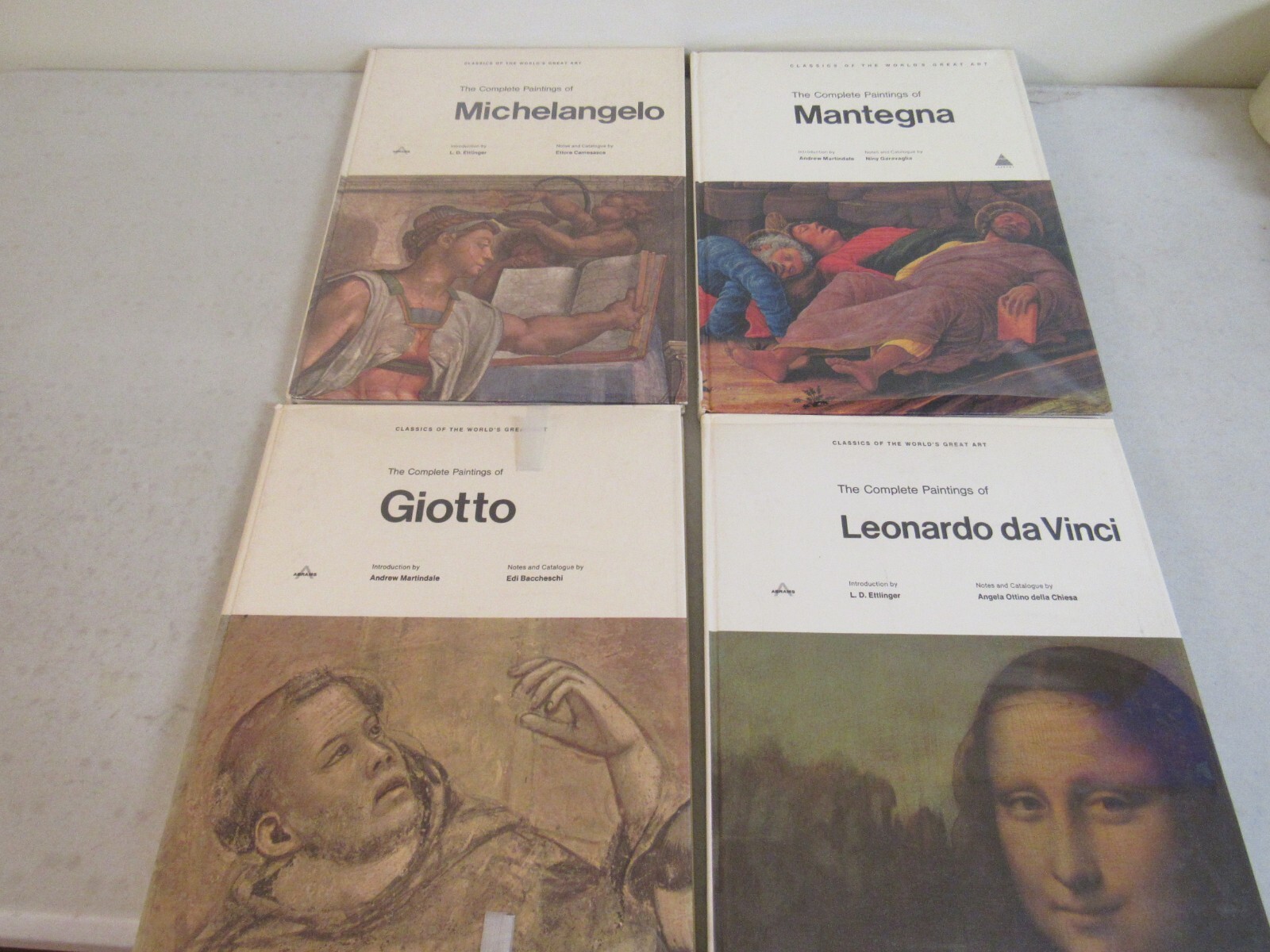 Classics Of Art ~ Paintings Da Vinci, Giotto, Mantegna, Michelangelo, 60 s | eBay