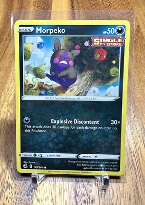 Morpeko 179/264 Non Holo Common Fusion Strike Pokemon Card NM | eBay