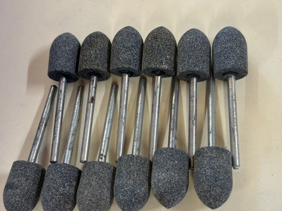 1/2"x3/4"x1/8" B42B Mounted Grinding Points, Dremel Stones - (Pack of ...