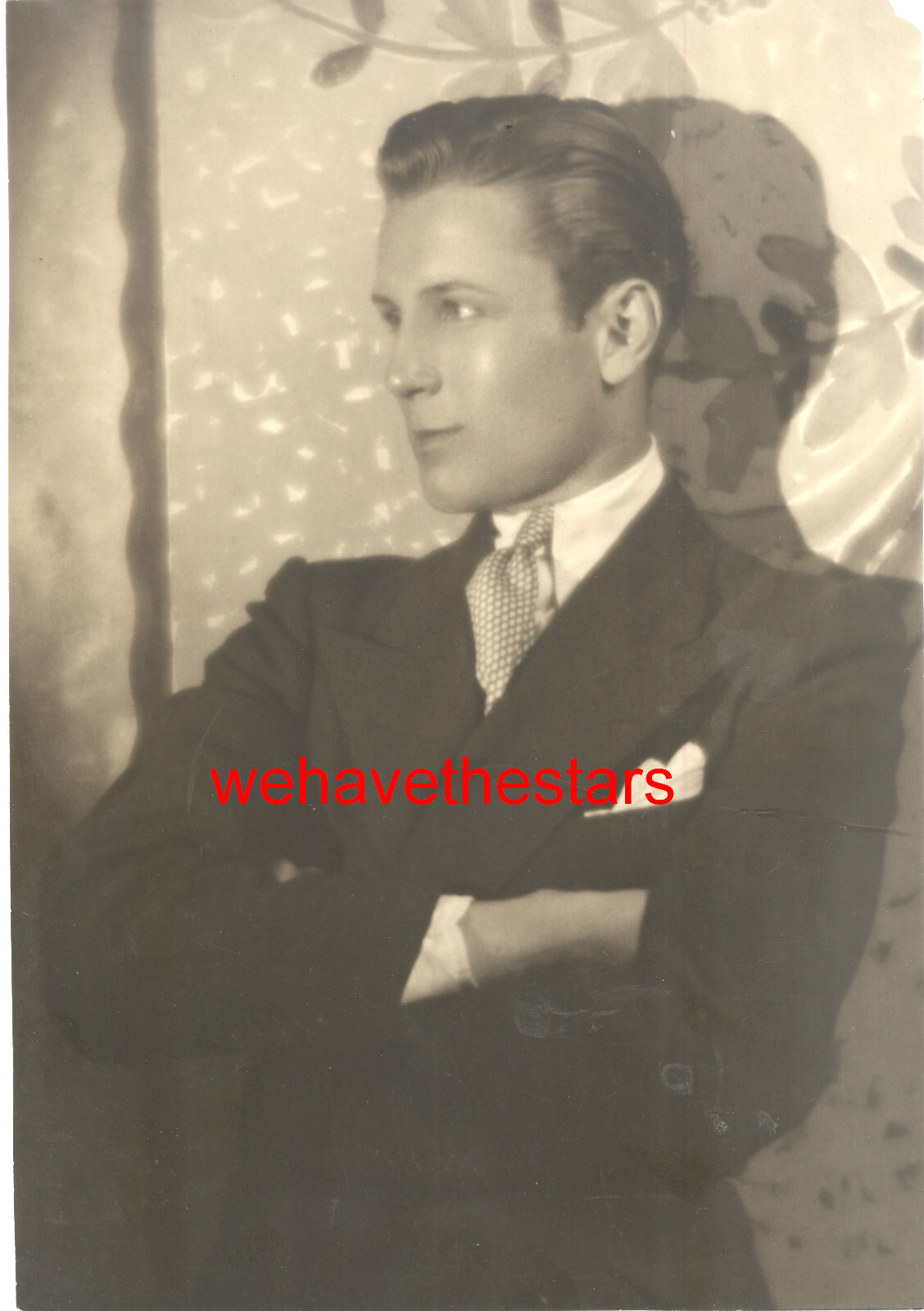 VINTAGE William Bakewell QUITE HANDSOME '29 DBW Pub Portrait by RUSSELL ...