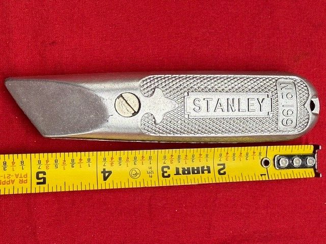 Stanley 199 Utility Knife, Fixed Blade VINTAGE | eBay