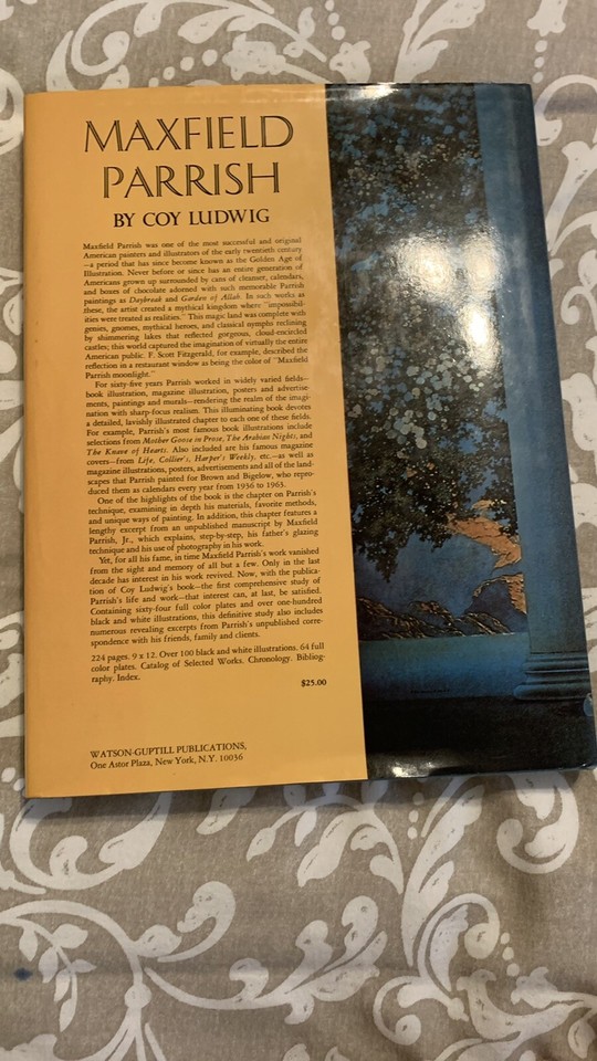 Maxfield Parrish by Coy Ludwig HB DJ 224 pages Coffee table art book ...