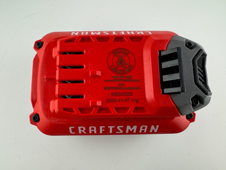 GENUINE CRAFTSMAN [CMCB204] V20 4.0 AH RECHARGEABLE 20-VOLT LITHIUM ION ...