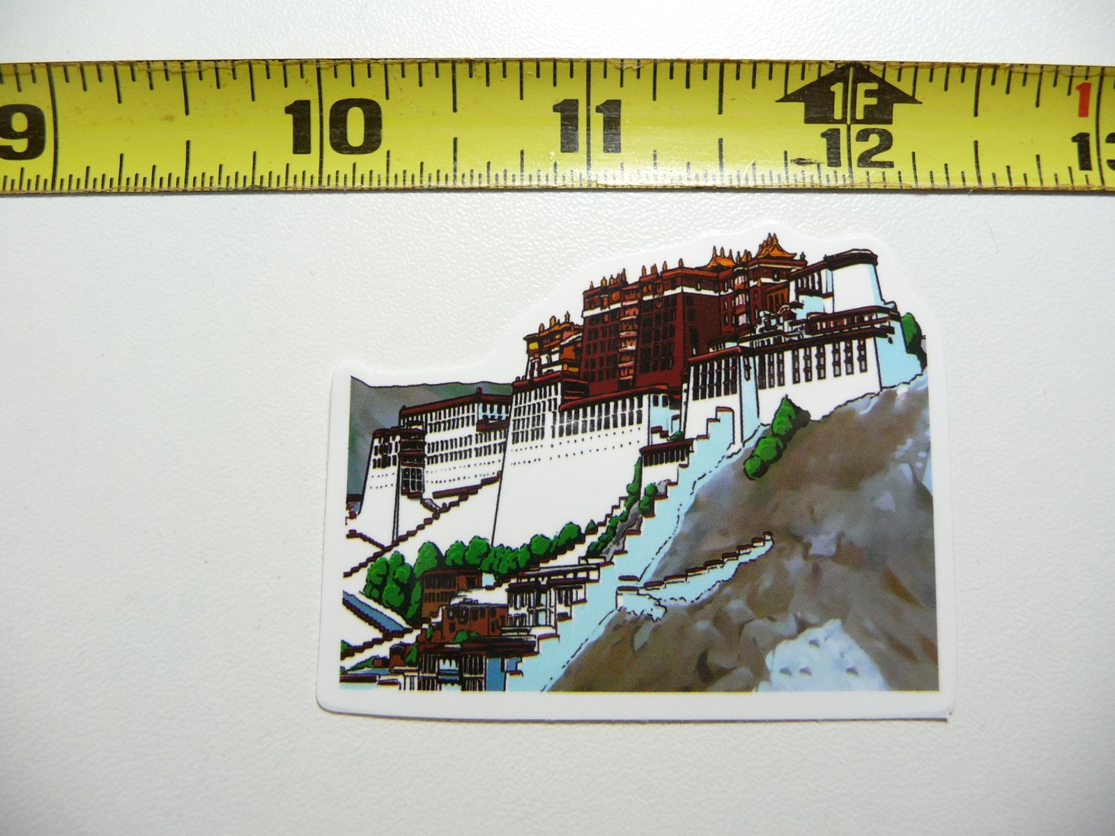 POTALA PALACE LHASA TIBET DECAL STICKER LANDMARK TOURIST DESTINATION ...
