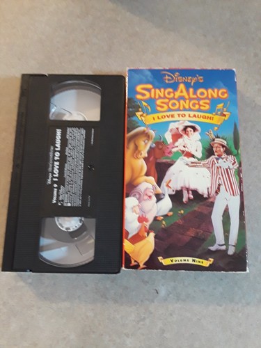 Disneys Sing Along Songs I Love to Laugh VHS | eBay