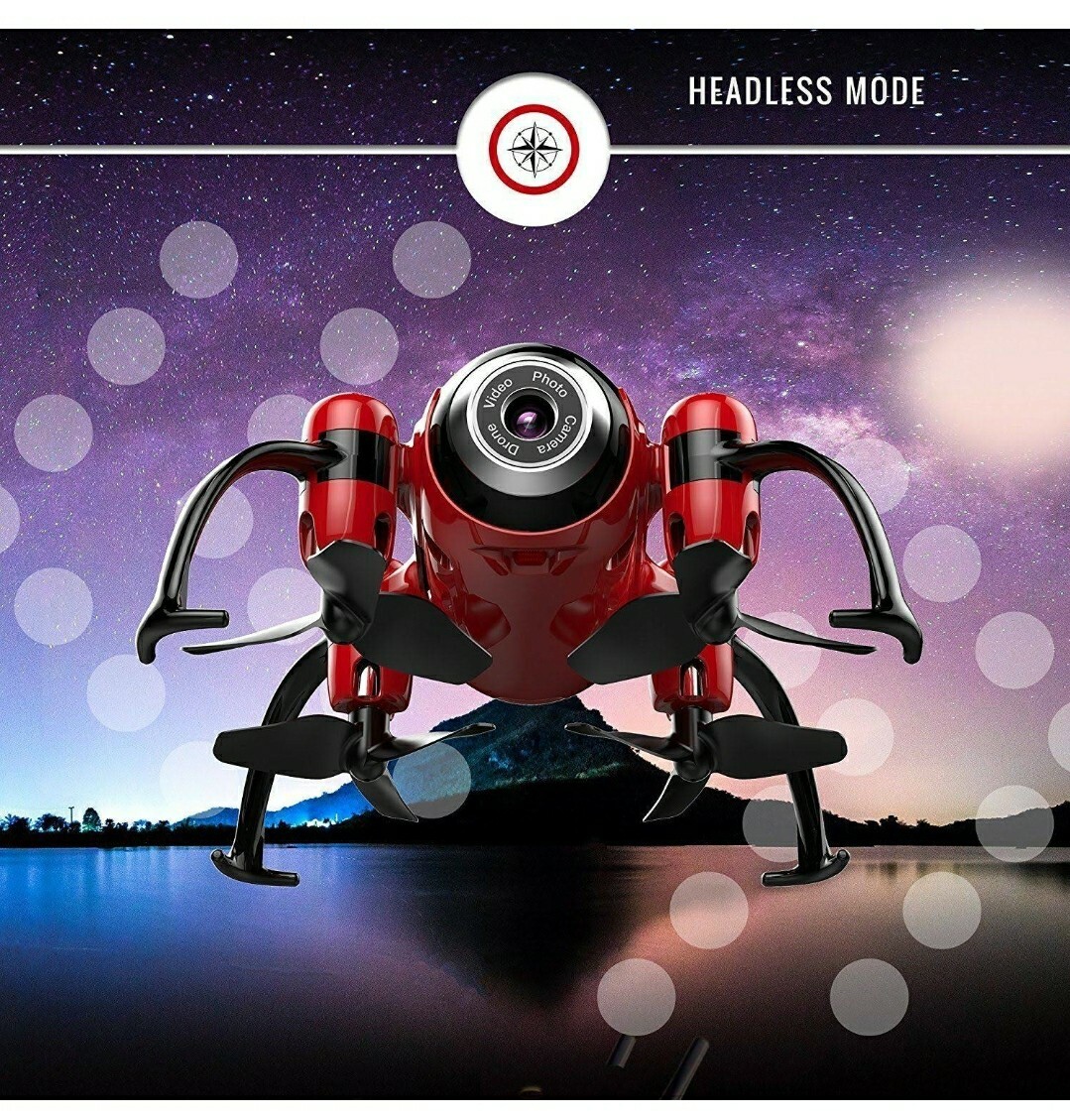 Kolibri Torpedo Mini RC Drone for Kids Beginners, Best Small Drone with ...