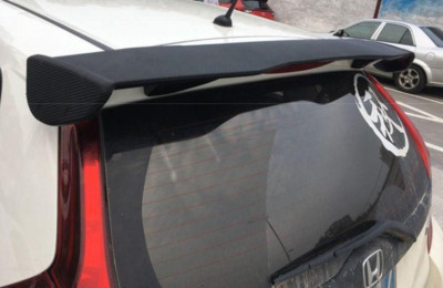 Rear Trunk Spoiler Wing Carbon Fiber For 2014-2019 Honda Fit Jazz ...
