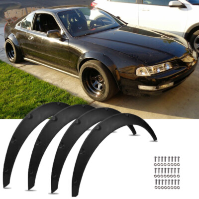 3.1" Car Fender Flares Wide Body Kits Extensions Wheel Arches For Honda ...