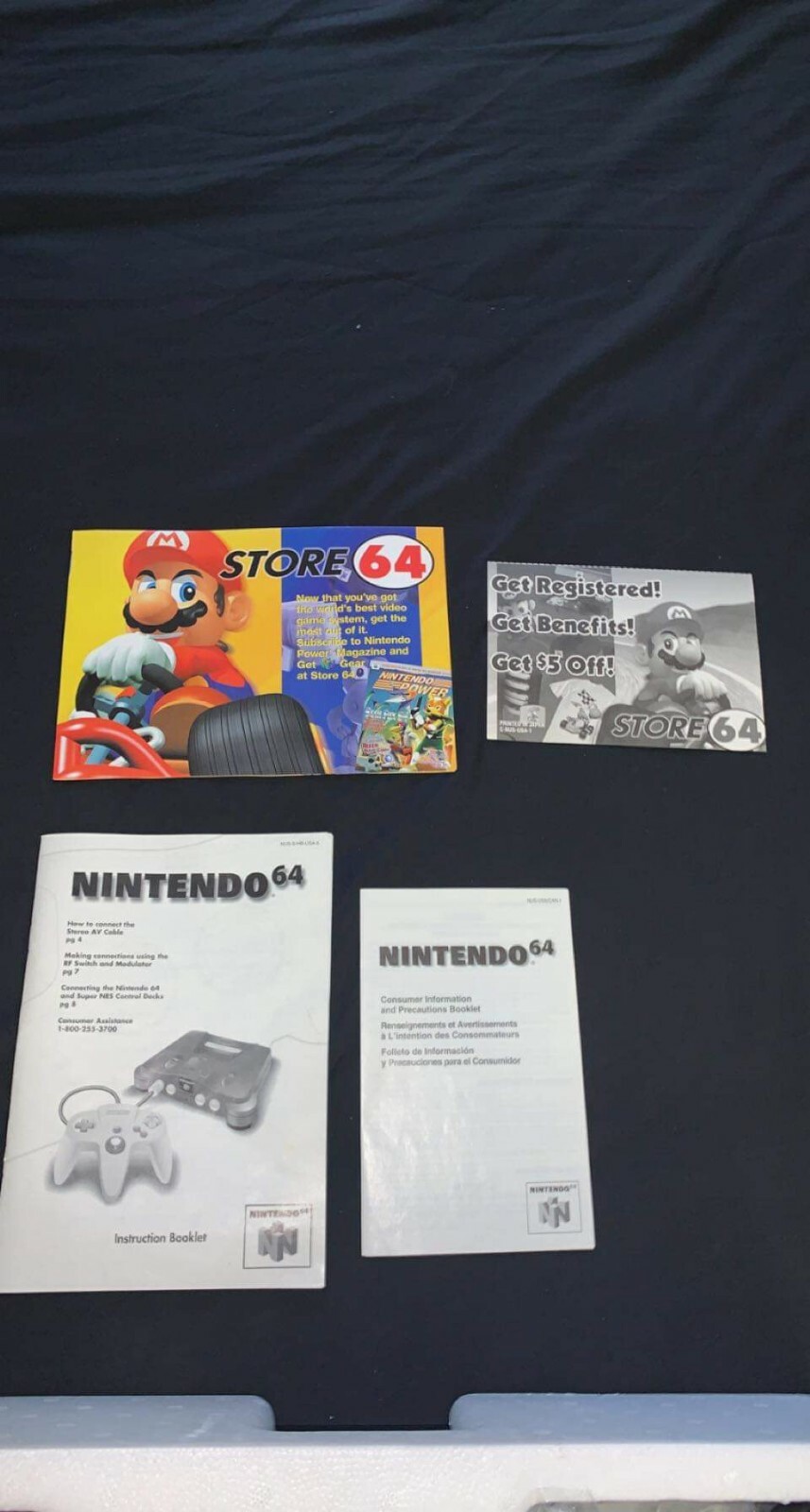 Nintendo 64 Atomic Purple Bundle Console System in Box with N64 Great ...