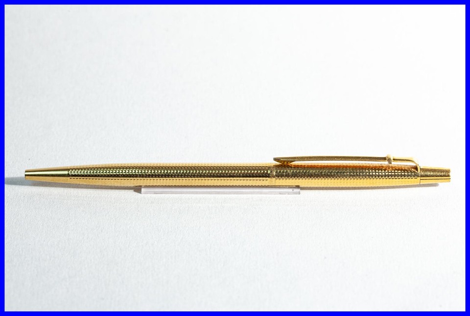 Caran D'Ache Madison Ballpoint Pen Gold Plated Cross Hatch Design | eBay