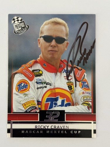 2005 Press Pass Ricky Craven Auto Signed #24 Nascar Card | eBay